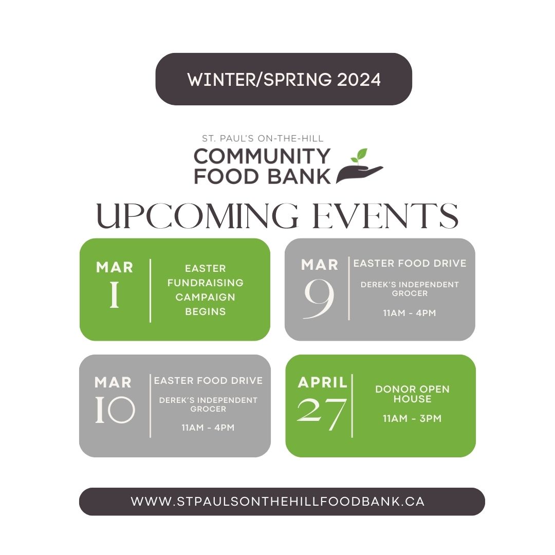 Food Bank | St Paul's on-the-Hill Community Food Bank | Ajax Pickering ...